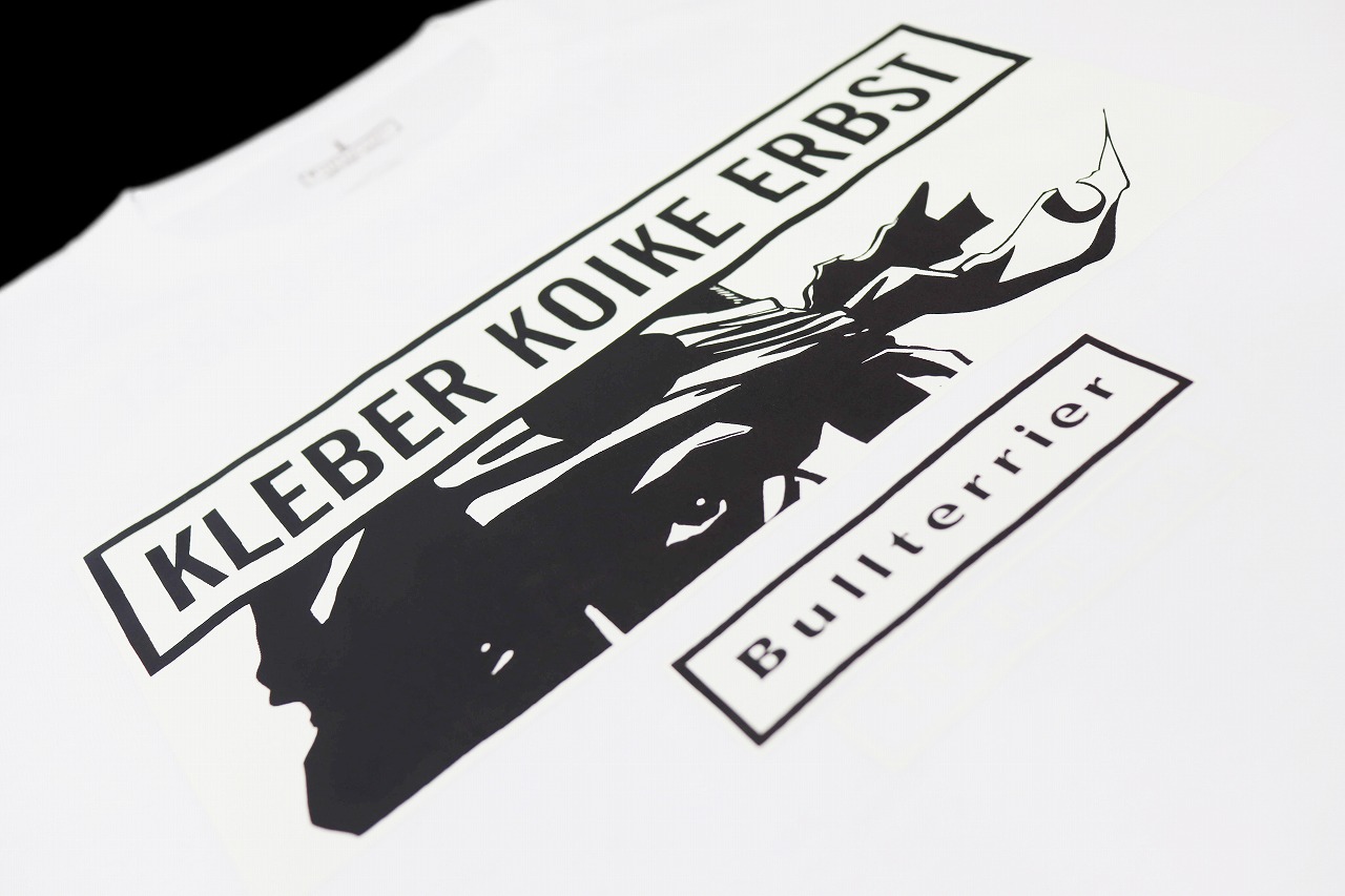 BULL TERRIER クレベル・コイケ Kleber Koike Erbst Tシャツ 白